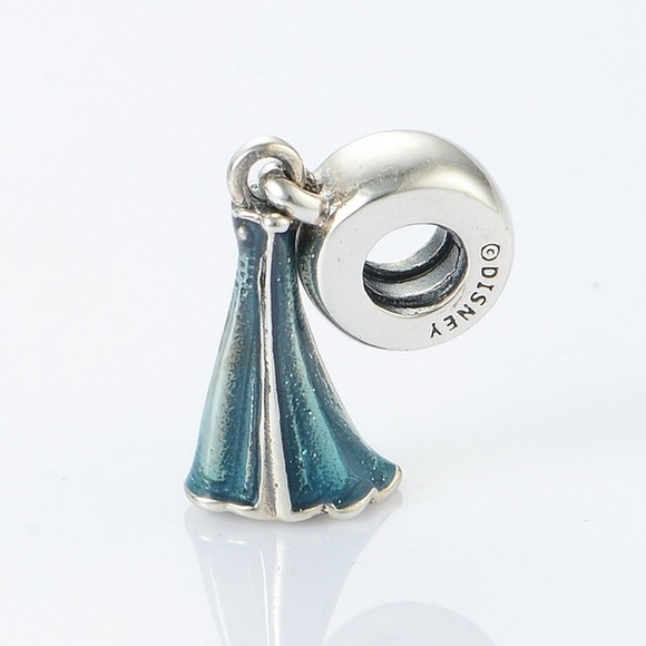 Pandora | Jewelry | Rare Authentic Pandora Disney Elsa Dress Charm ...